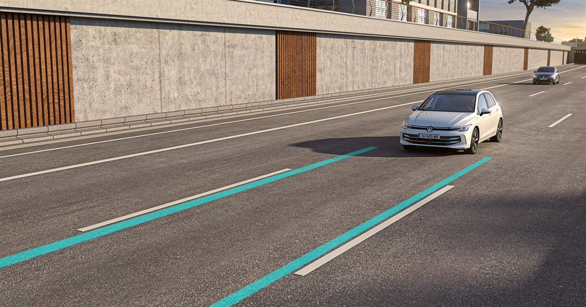 Der VW Golf GTE | Spurhalteassistent „Lane Assist“ und ...