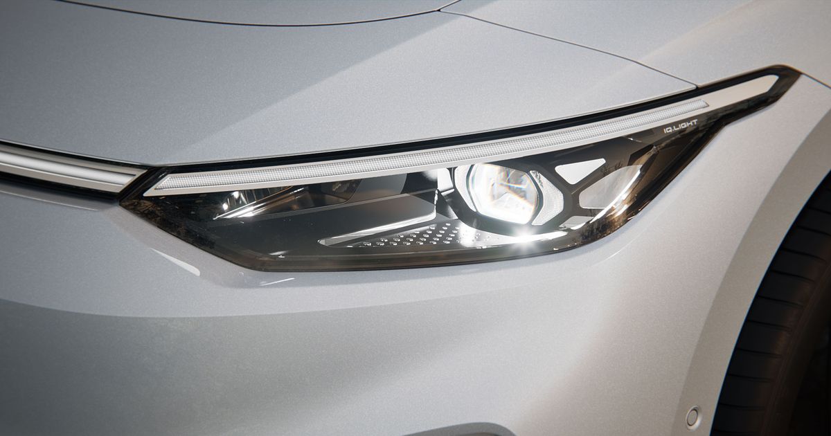 Der VW ID.7 | IQ.LIGHT LED-Matrix-Scheinwerfer | Volkswagen Österreich