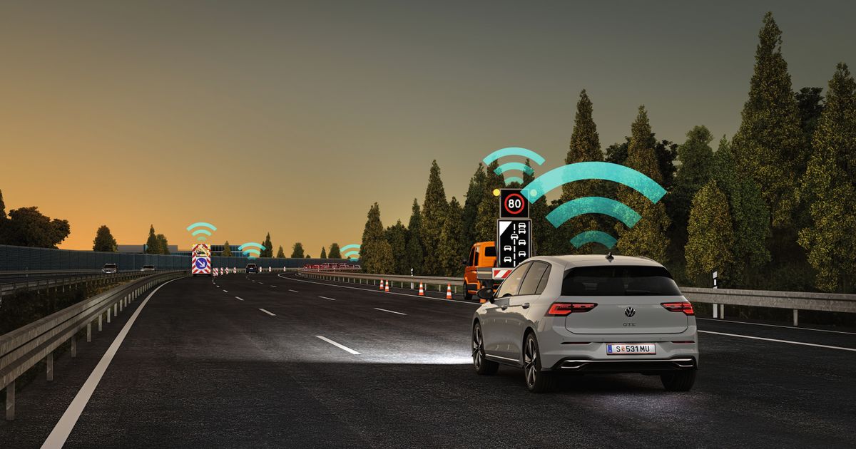 VW Gefahrenwarnung „Car2X“ | Assistenzsysteme einfach erklärt